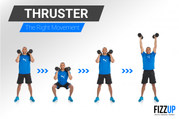 Build Muscle Mass with Thrusters | FizzUp