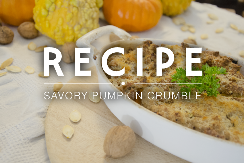 FizzUp’s Halloween Recipe for Savory Pumpkin Crumble | FizzUp