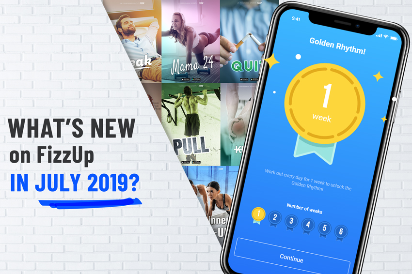 July 2019: a month packed with new features | FizzUp