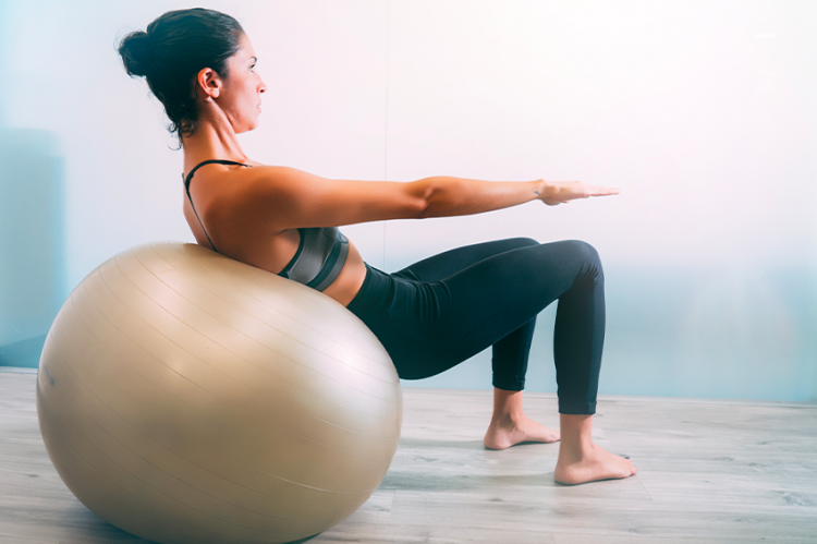 Improve Your Strength and Balance with the Exercise Ball | FizzUp